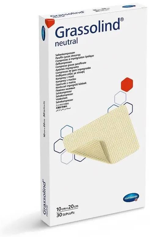 Grassolind Neutral Превръзки, 10 x 20 cm, 30 броя, Hartmann | Ozone.bg